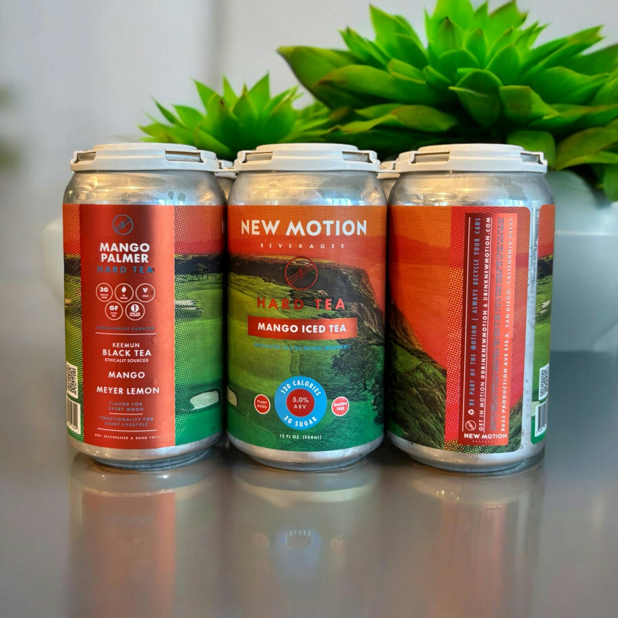 Mango Iced Tea | New Motion Beverages & Embolden Beer Co.