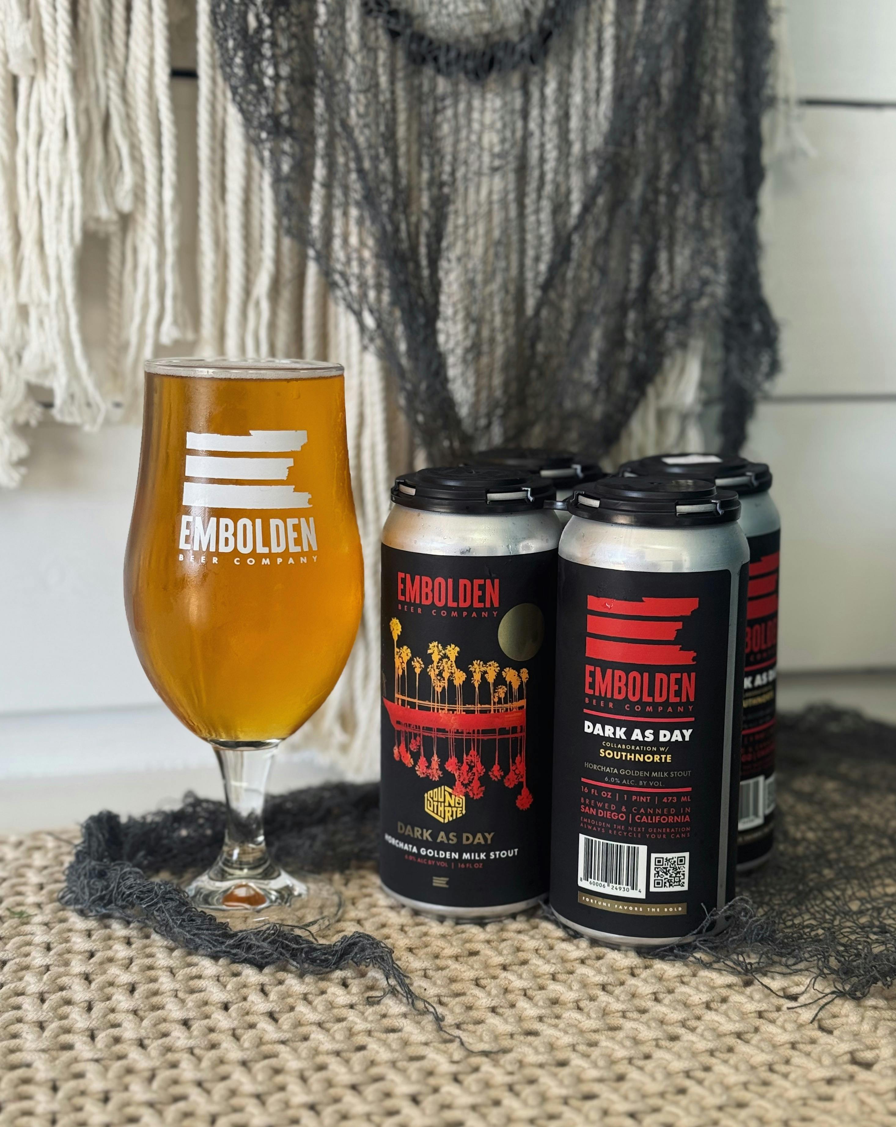 Dark as Day Seasonal Release | New Motion Beverages & Embolden Beer Co.