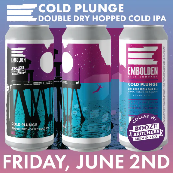 Cold Plunge Release | New Motion Beverages & Embolden Beer Co.