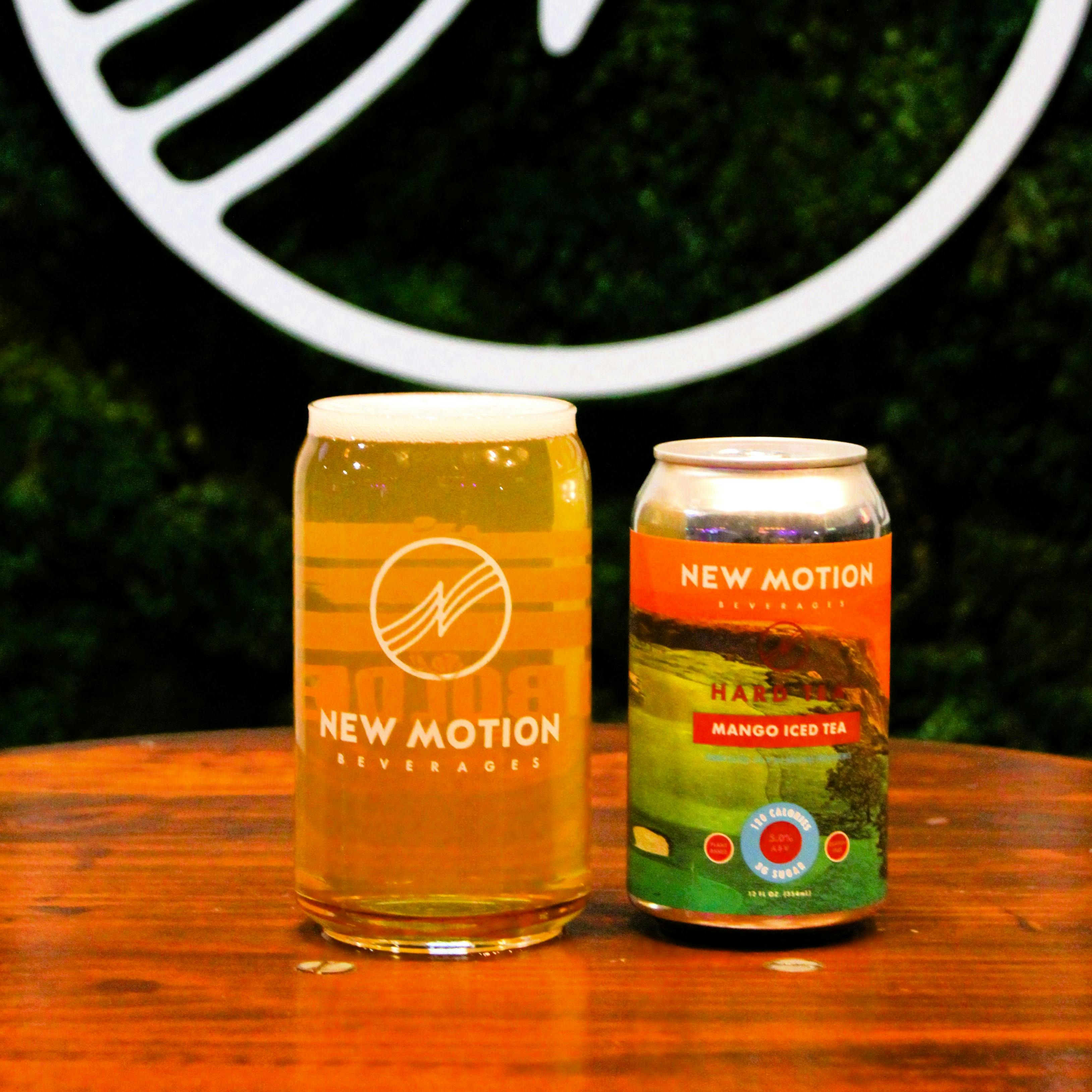 Mango Iced Tea | New Motion Beverages & Embolden Beer Co.