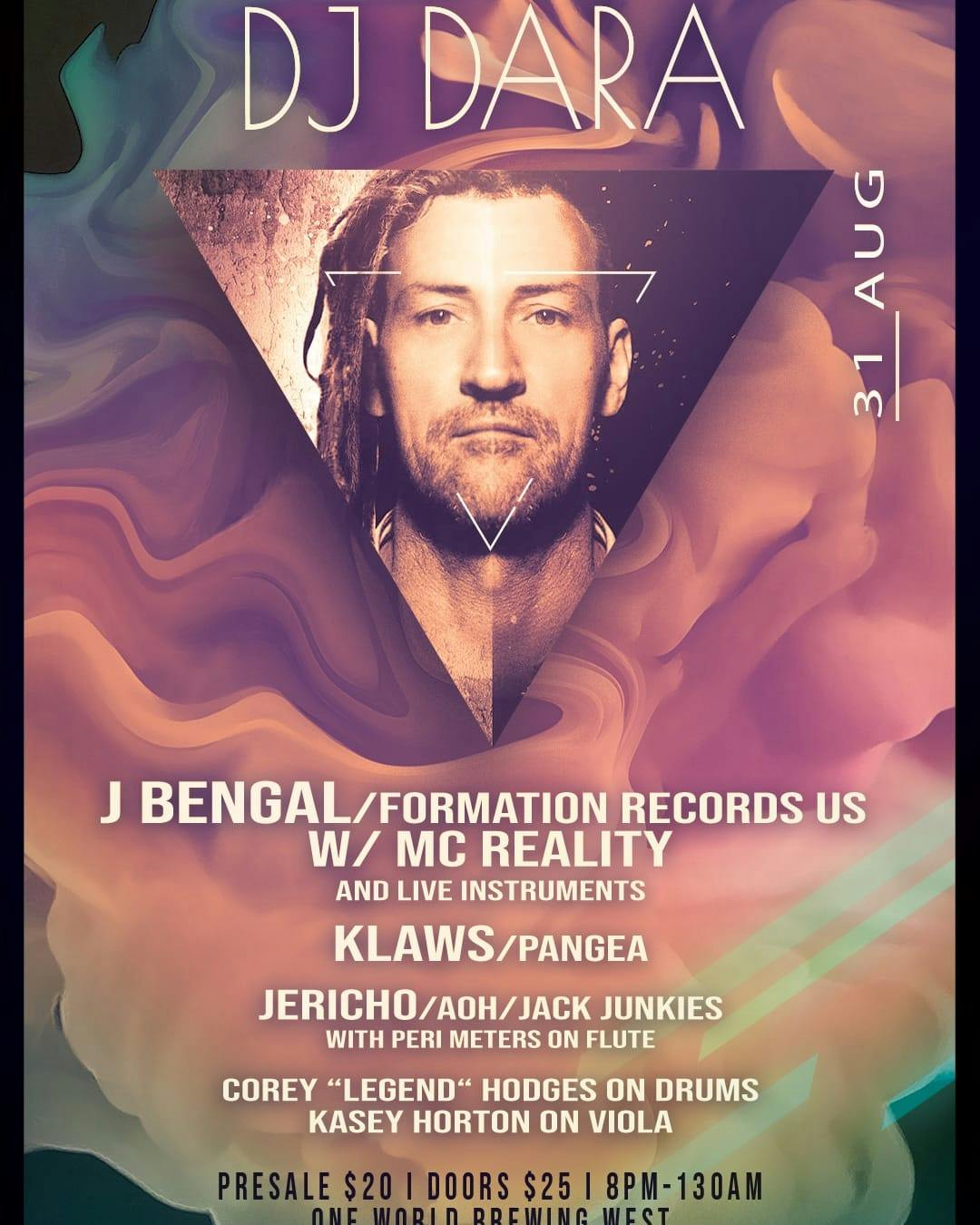 DJ Dara Mixed Genre Party-Jungle, House, Techno, Live Instruments | One ...