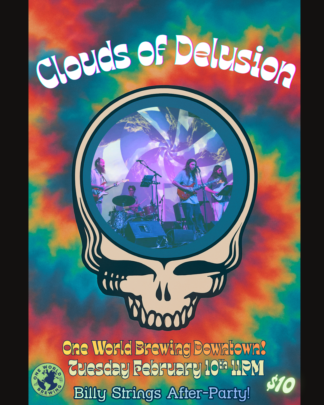 Clouds of Delusion- Billy Strings After-Party | One World Brewing