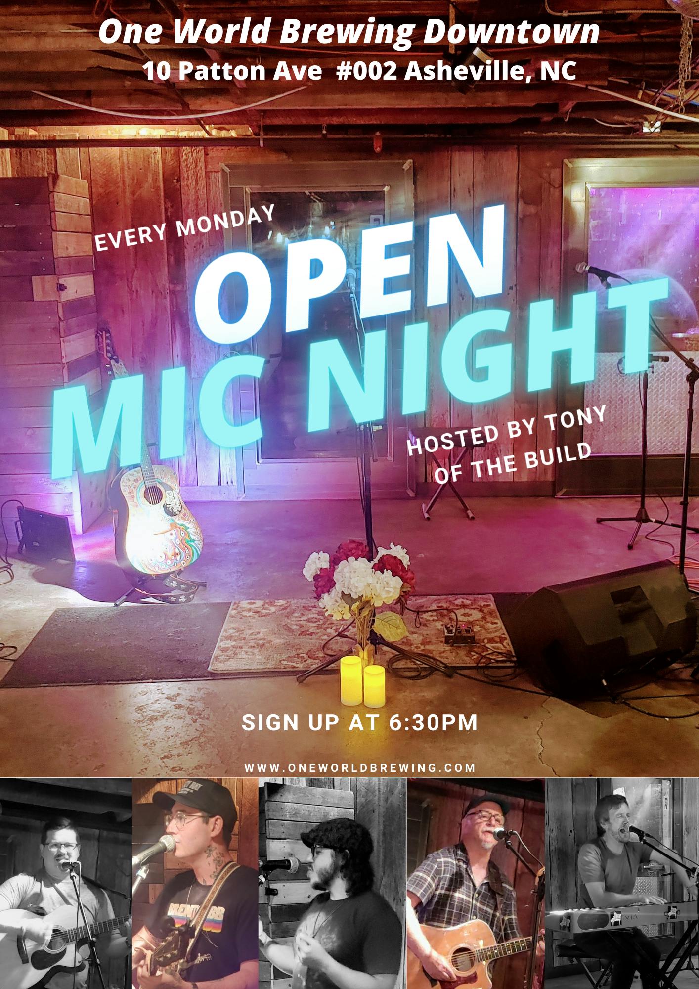 Open Mic Downtown | One World Brewing