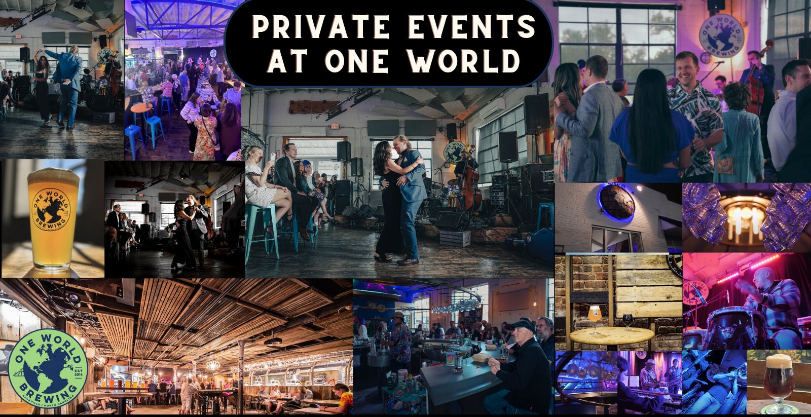 Private Events | One World Brewing