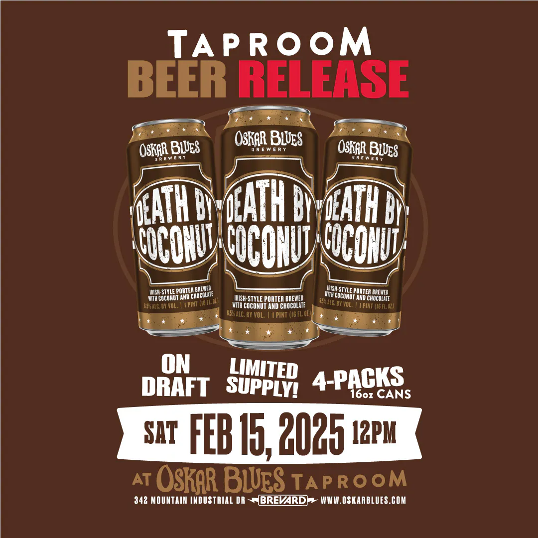 Death By Coconut Beer Release | Oskar Blues Brewery
