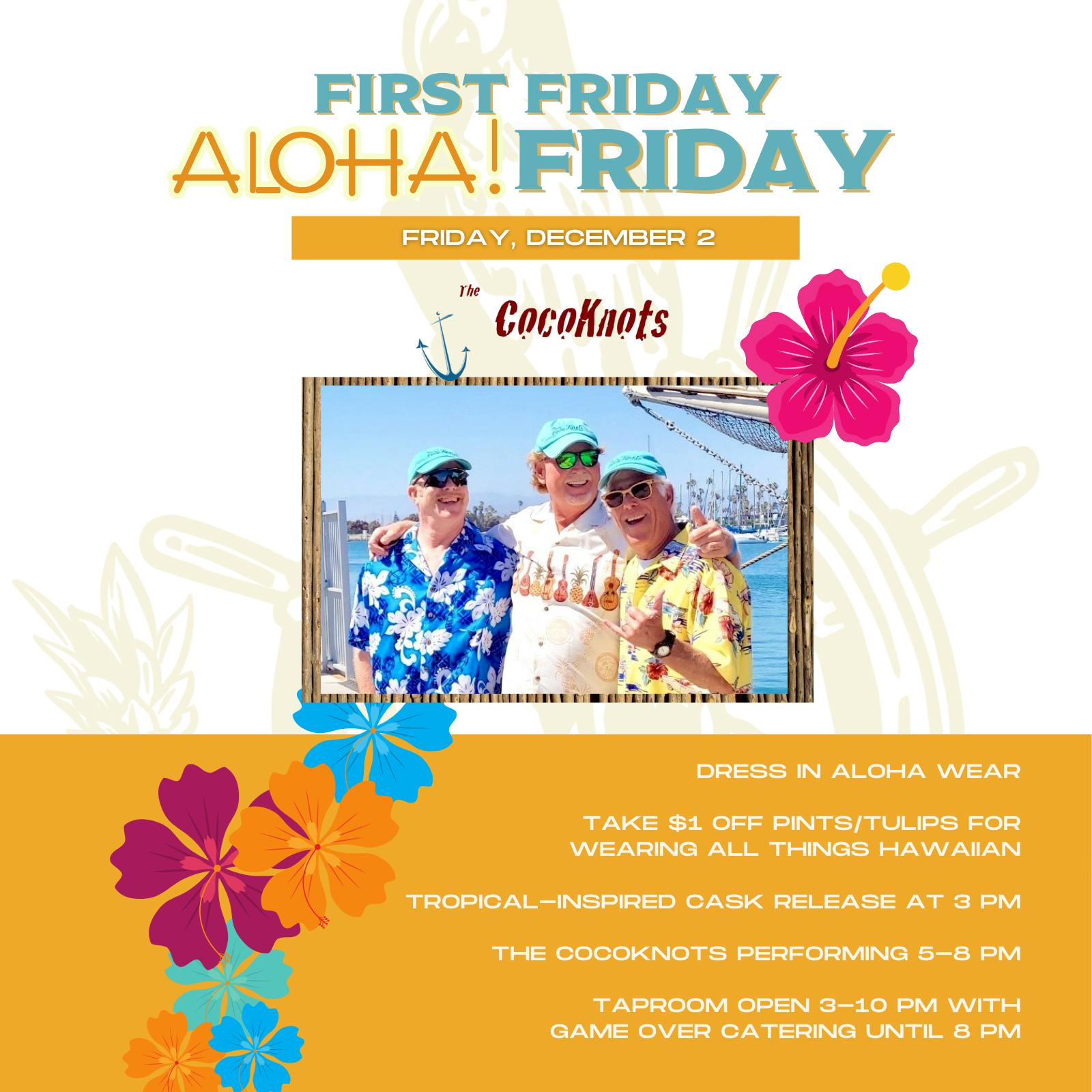 First Friday Aloha Friday | Poseidon Brewing Co.