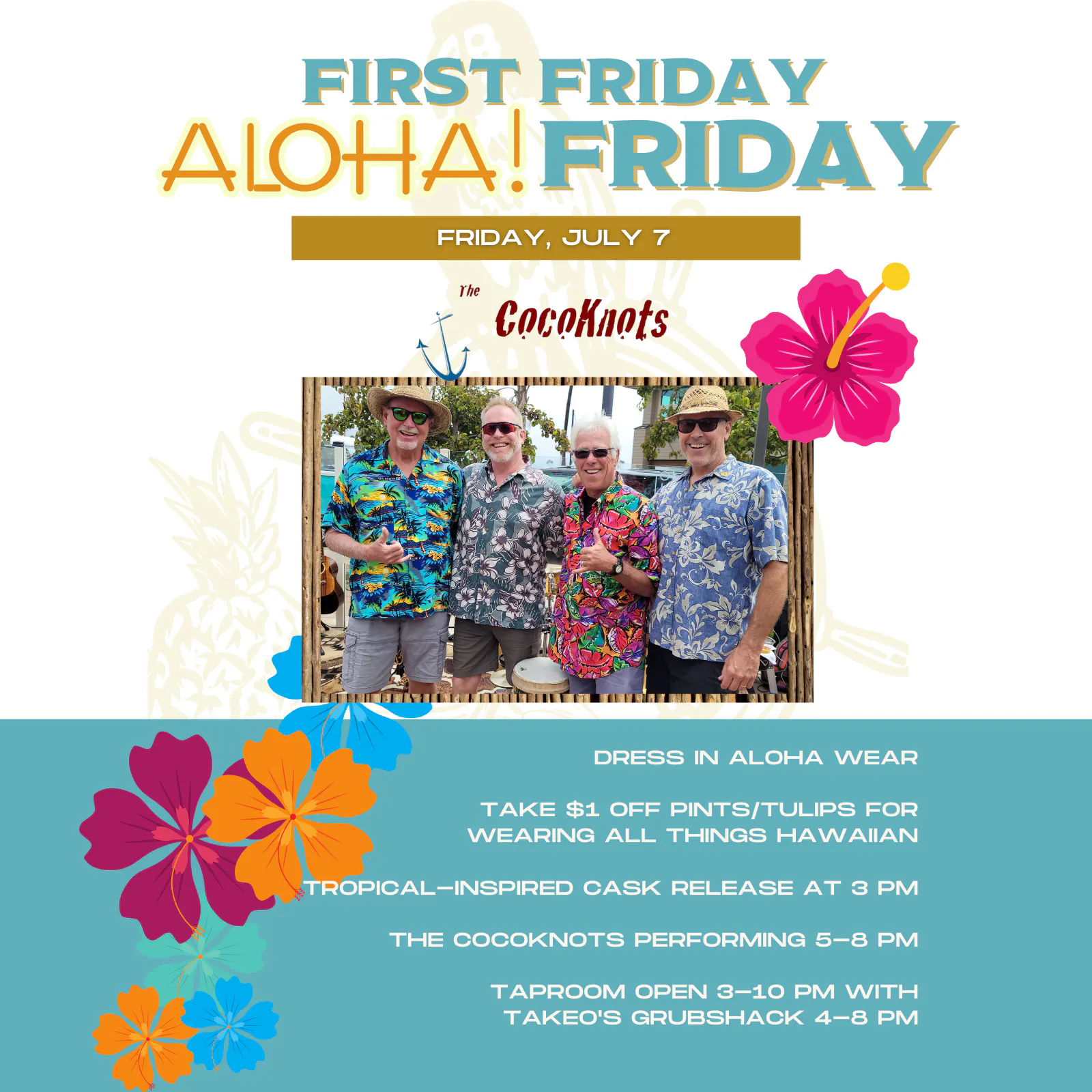 First Friday Aloha Friday | Poseidon Brewing Co.