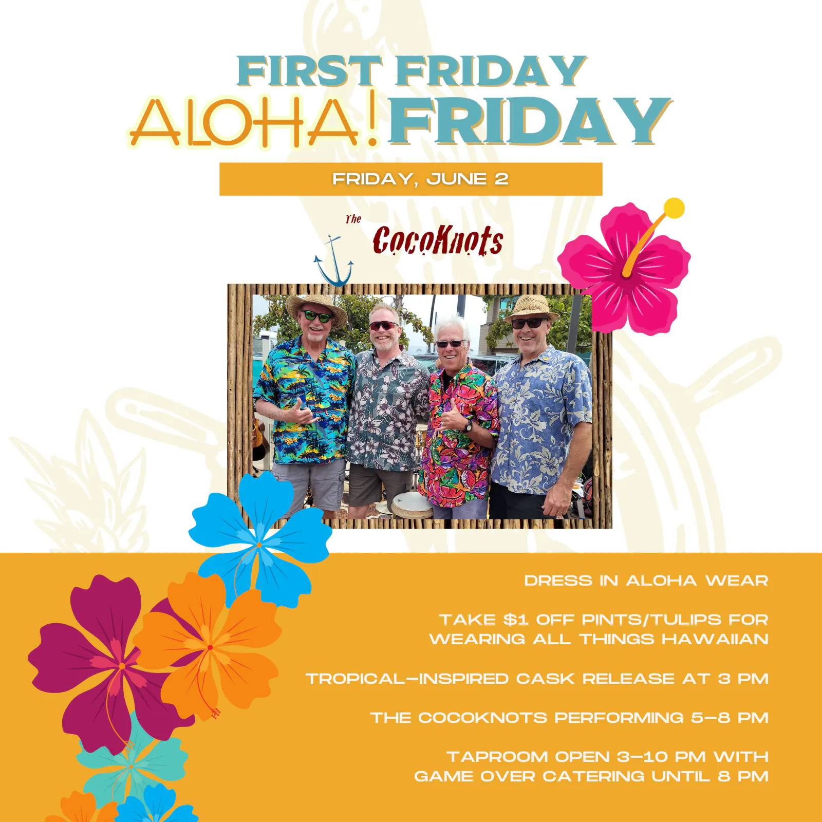 First Friday Aloha Friday | Poseidon Brewing Co.