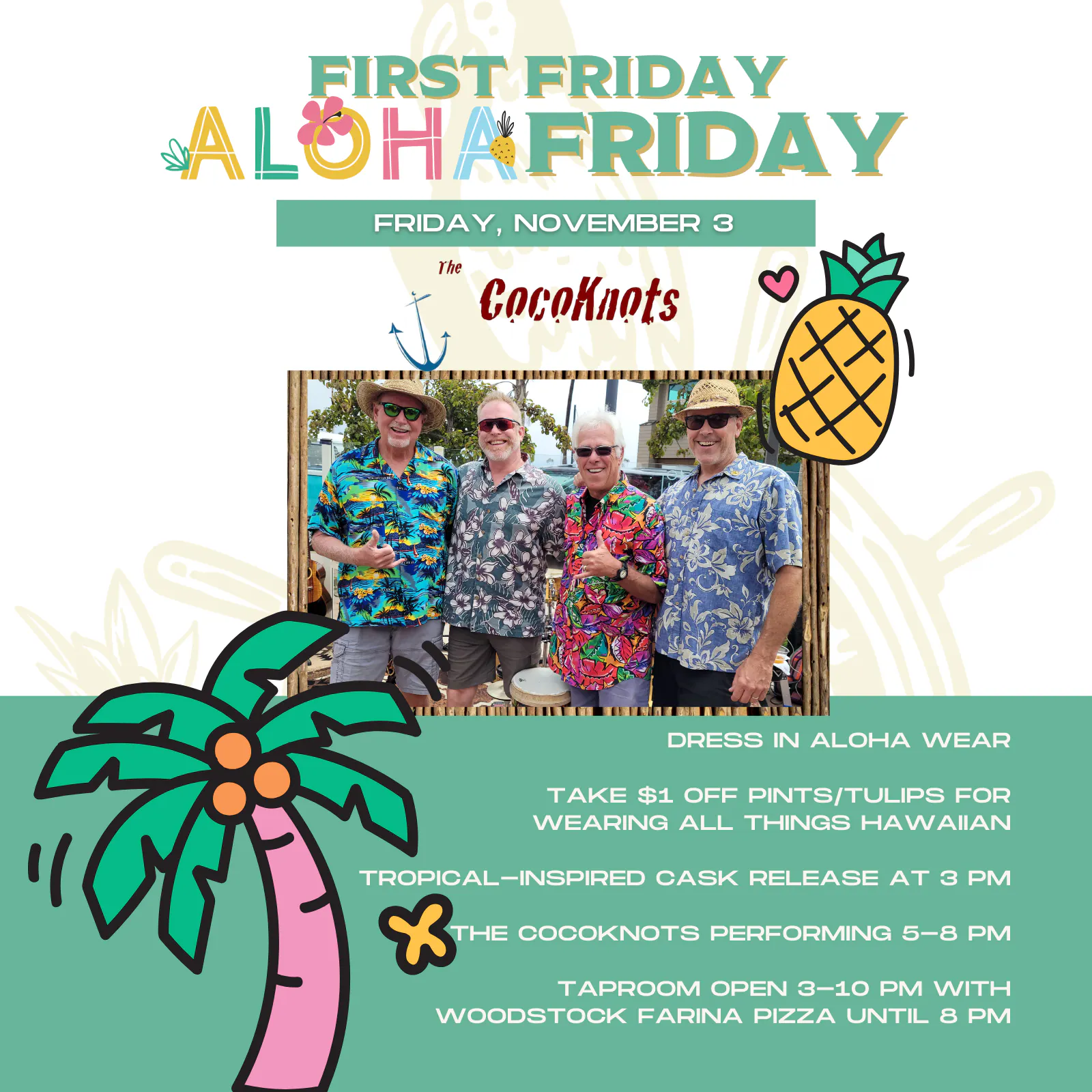 First Friday Aloha Friday | Poseidon Brewing Co.