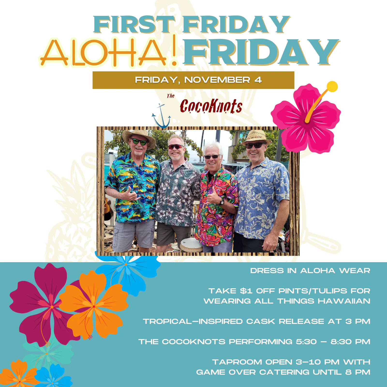 First Friday Aloha Friday | Poseidon Brewing Co.