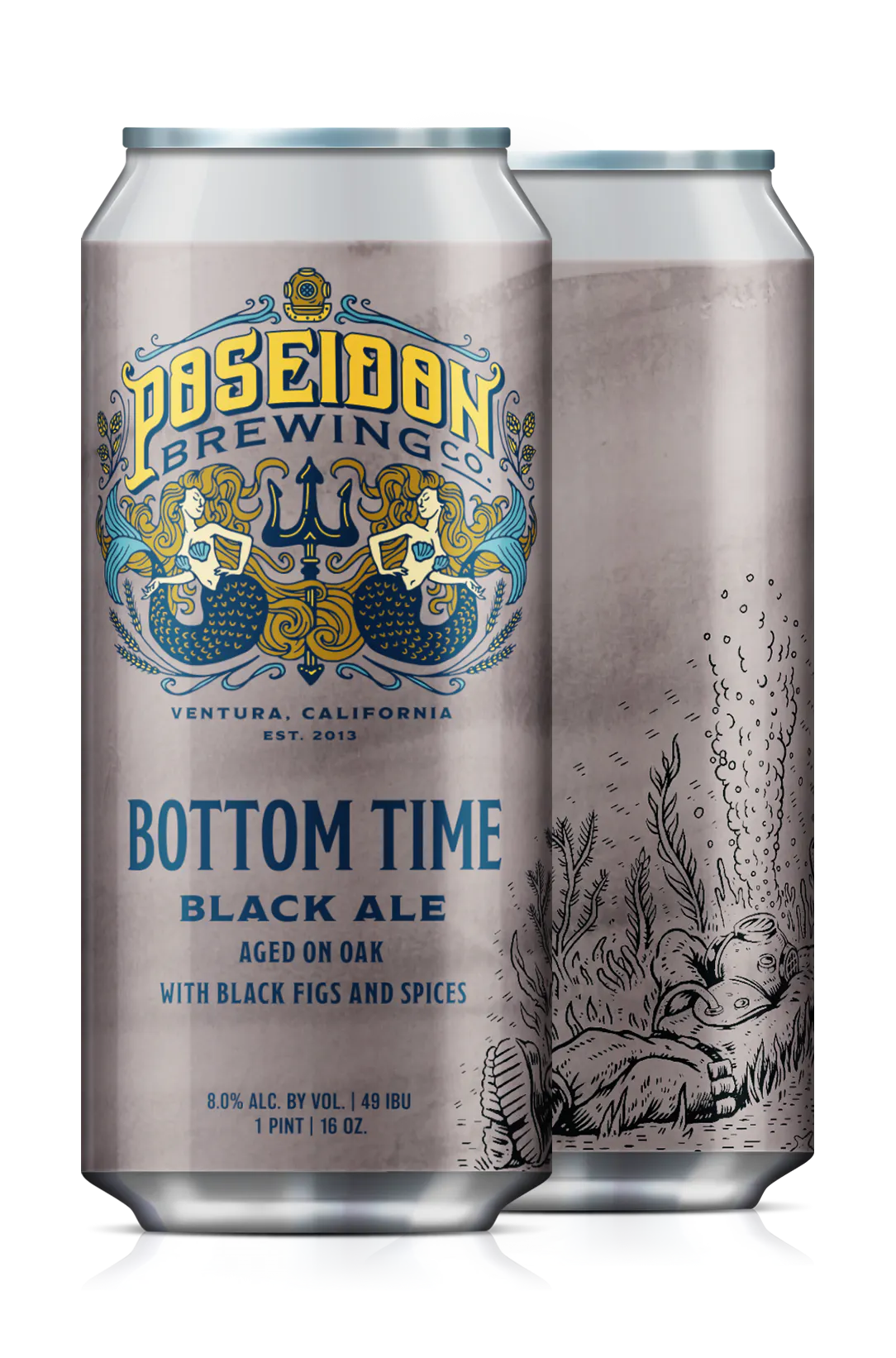 Bottom Time Black Ale | Poseidon Brewing Co.