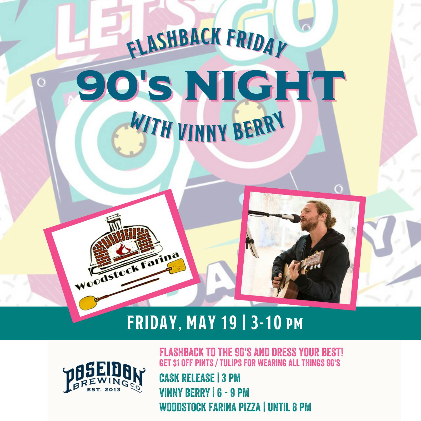 Flashback Friday - 90’s Night | Poseidon Brewing Co.