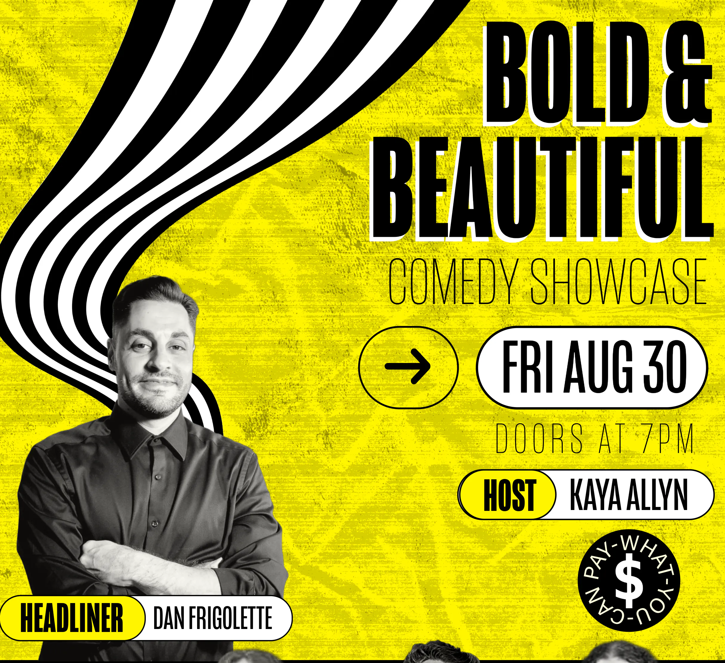 Protagonist | August Comedy Show w/ Bold & Beautiful Comedy