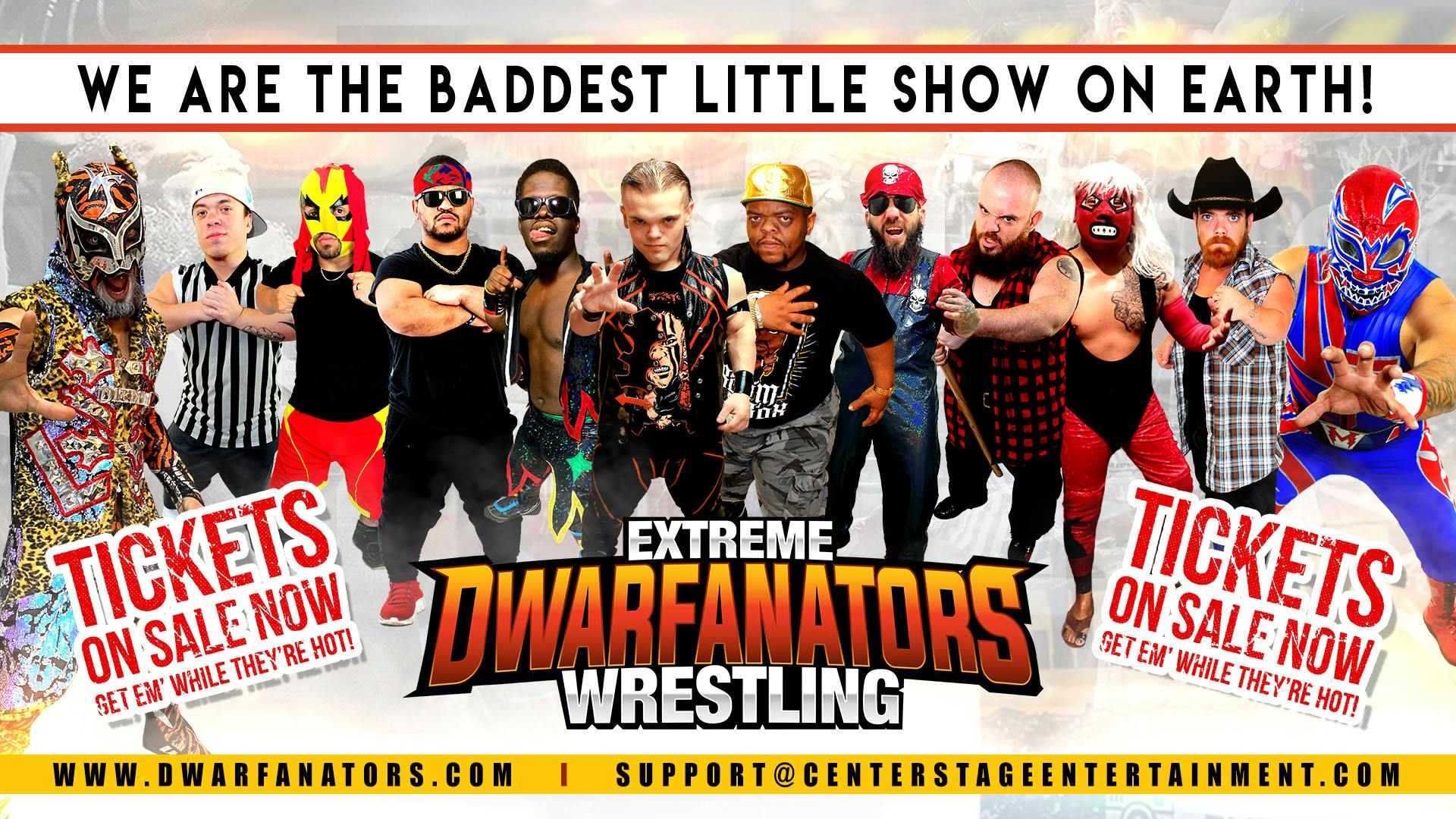 Dwarfanators Wrestling | Sumter Original Brewery
