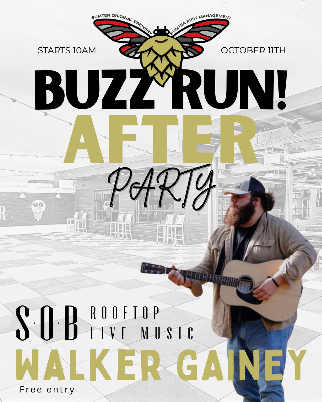 Buzz Run After-Party | Sumter Original Brewery