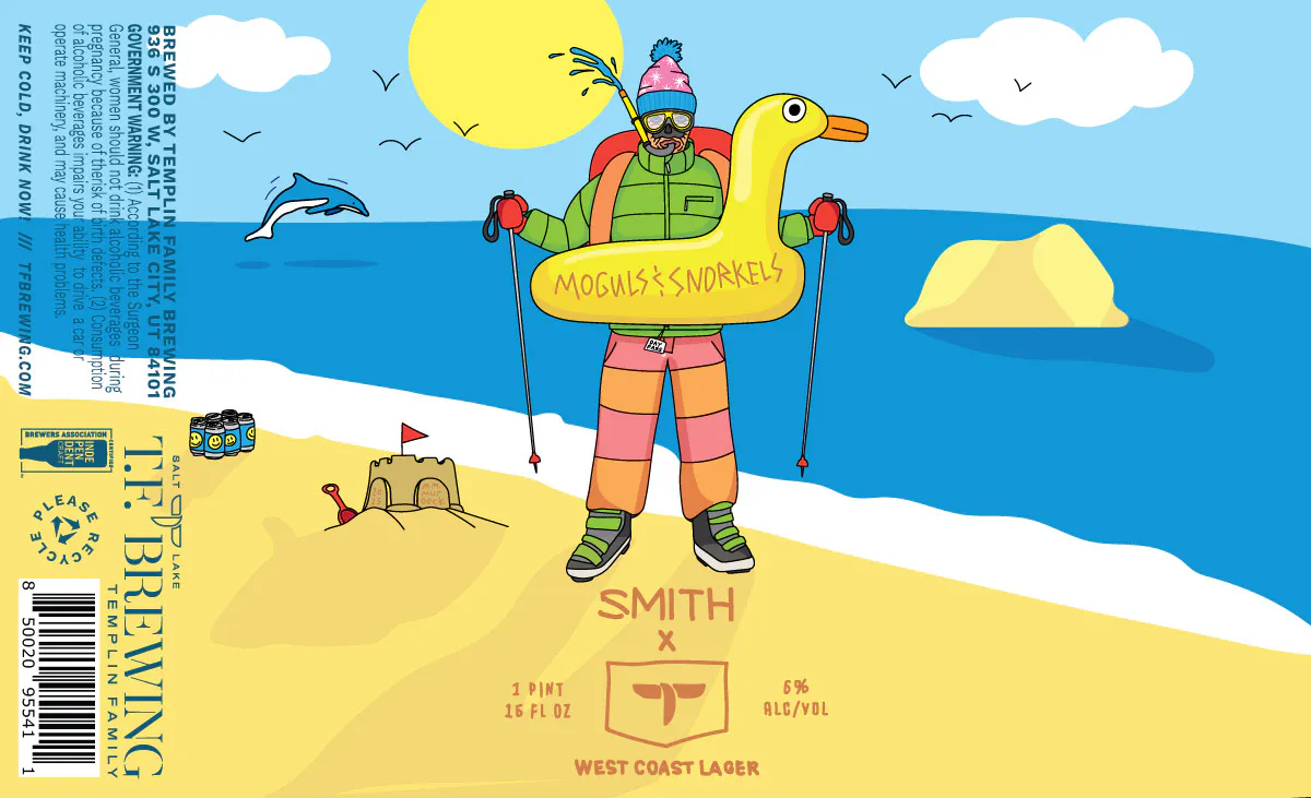 TF X SMITH West Coast Lager | Templin Family Brewing