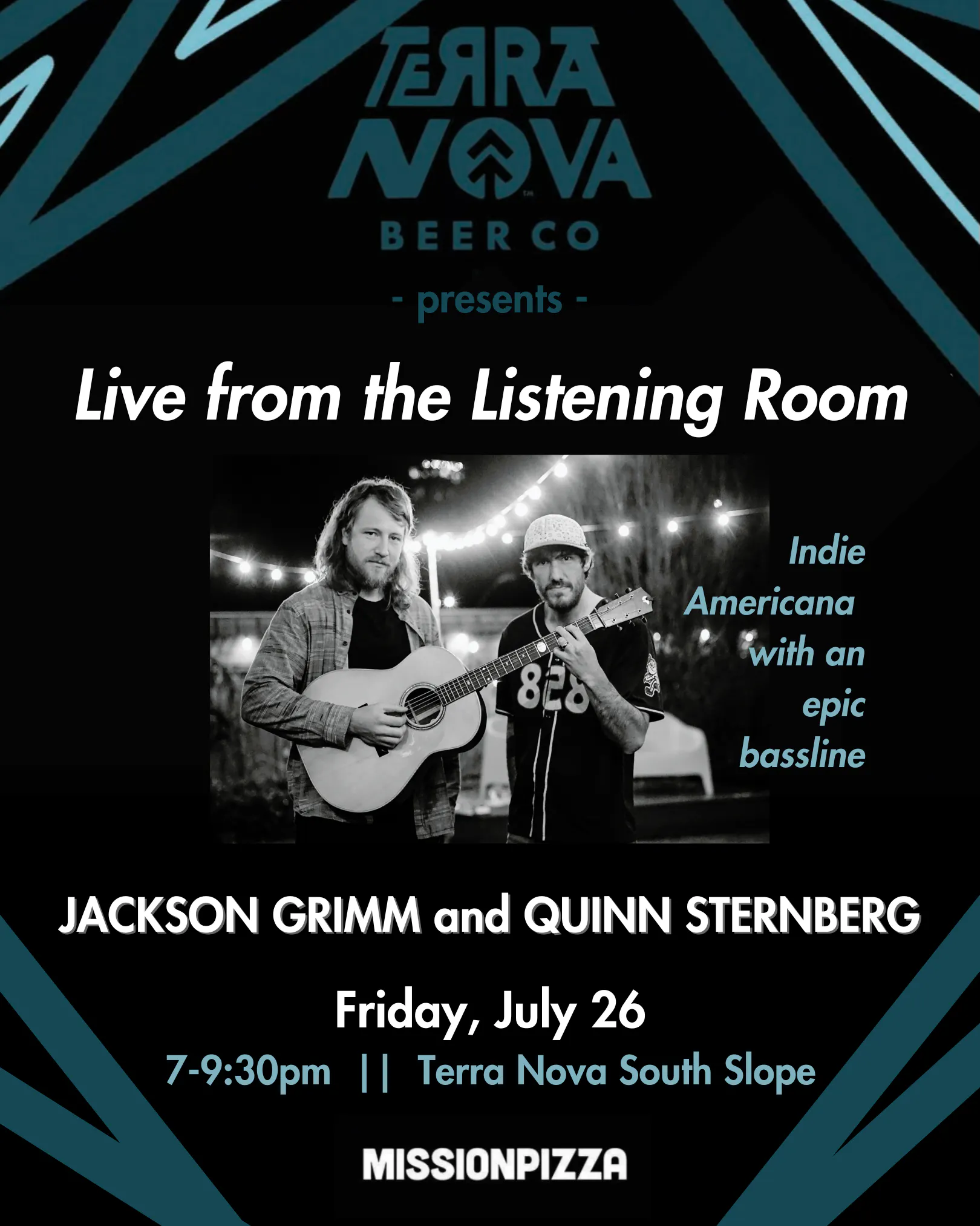 Live Music: Jackson Grimm and Quinn Sternberg