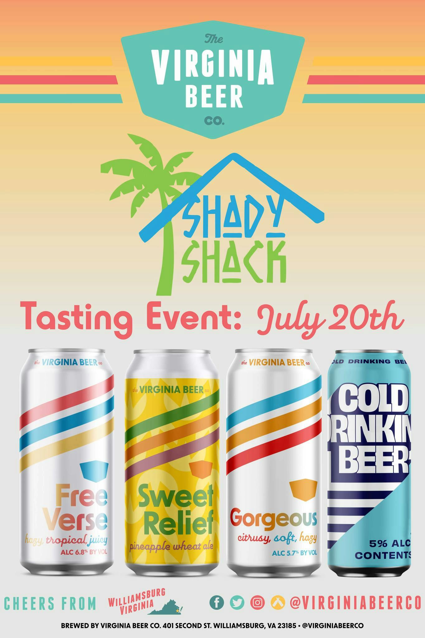 VBC In The Wild | Beer Blast Party @ Shady Shack Grill & Bar [Bracey ...