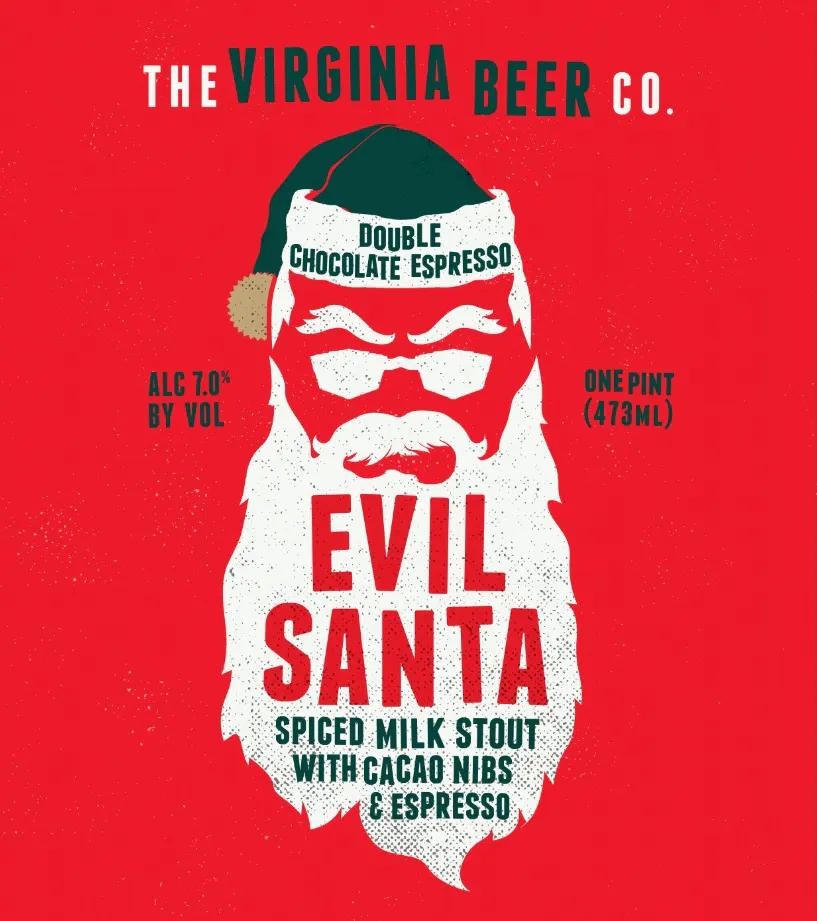Double Chocolate Espresso Evil Santa | The Virginia Beer Company