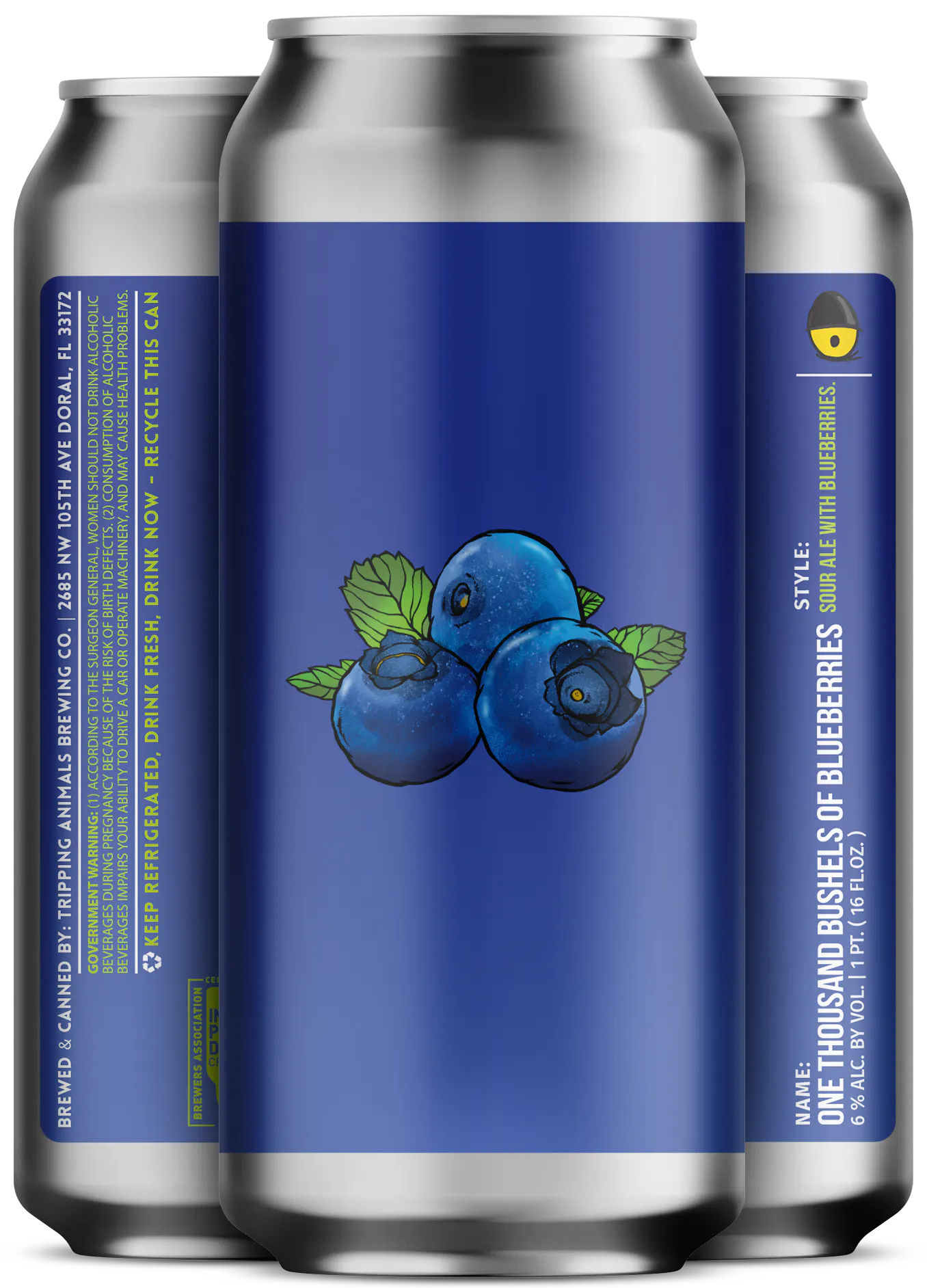 1,000 Bushels Of Blueberries | Tripping Animals