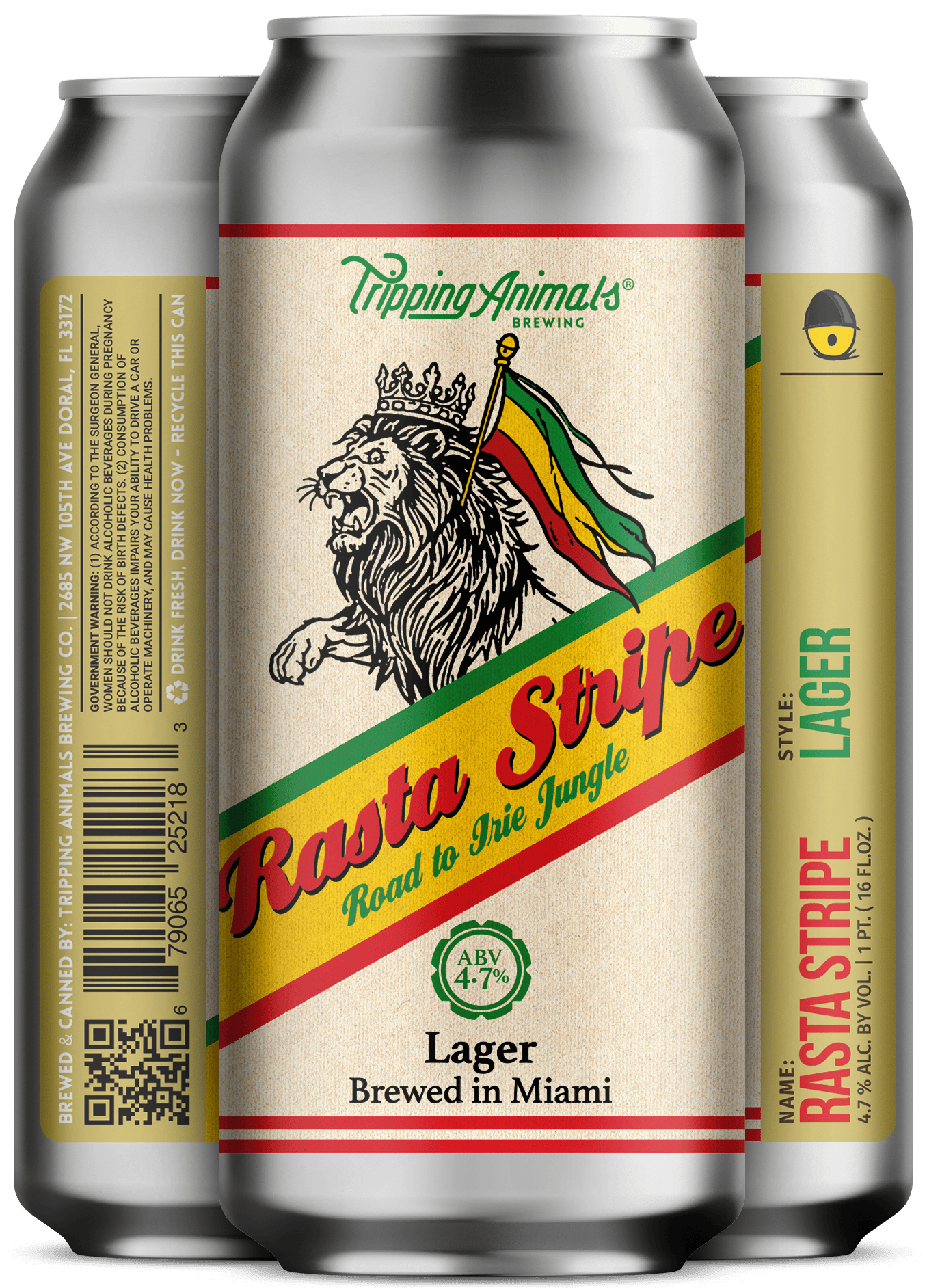 Rasta Stripe | Tripping Animals