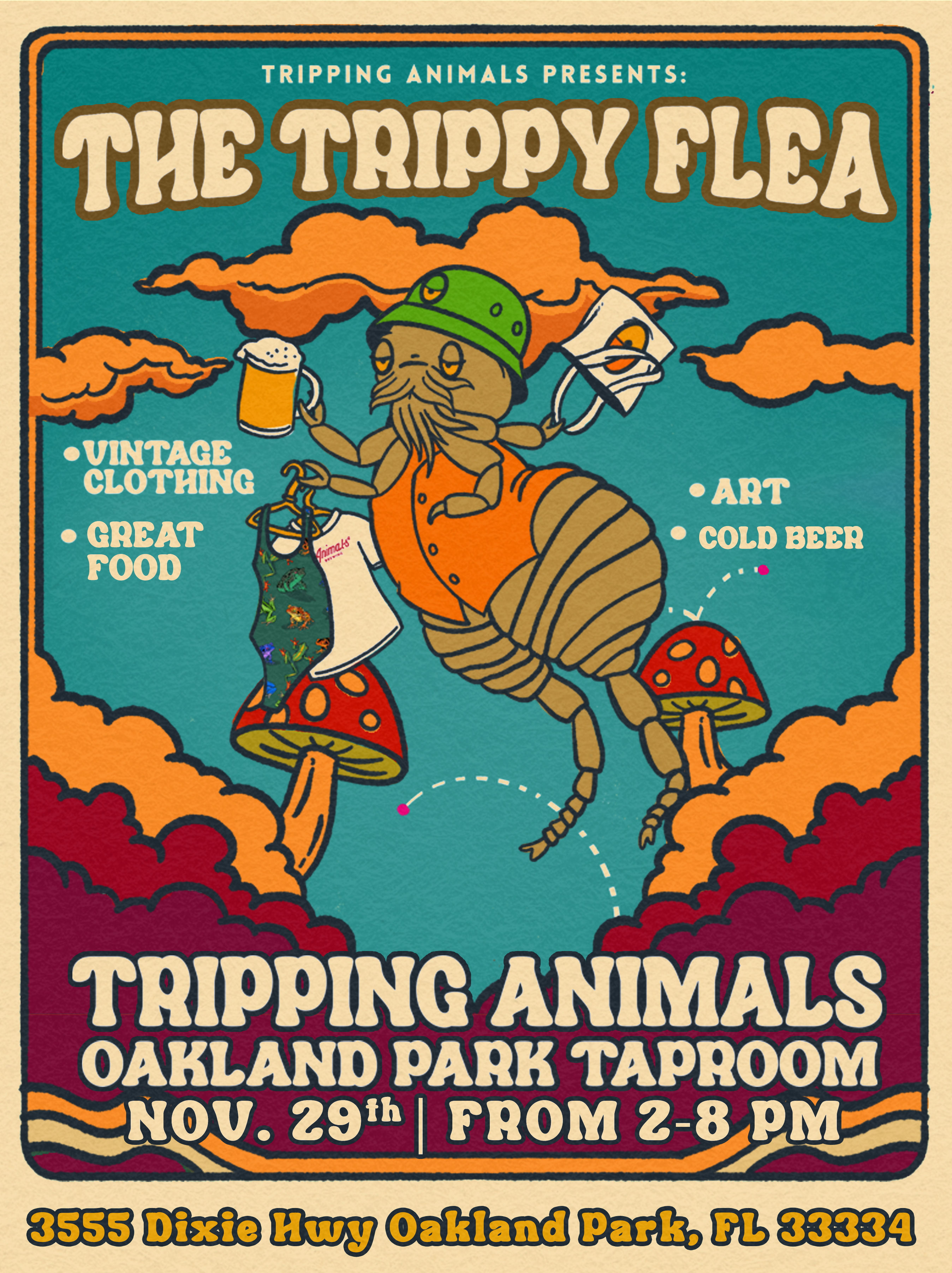 The Trippy Flea | Tripping Animals