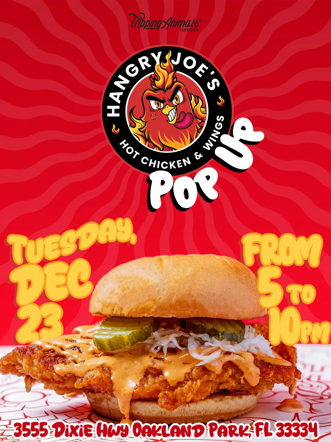 Hangry Joe’s Hot Chicken — Pop-Up | Tripping Animals