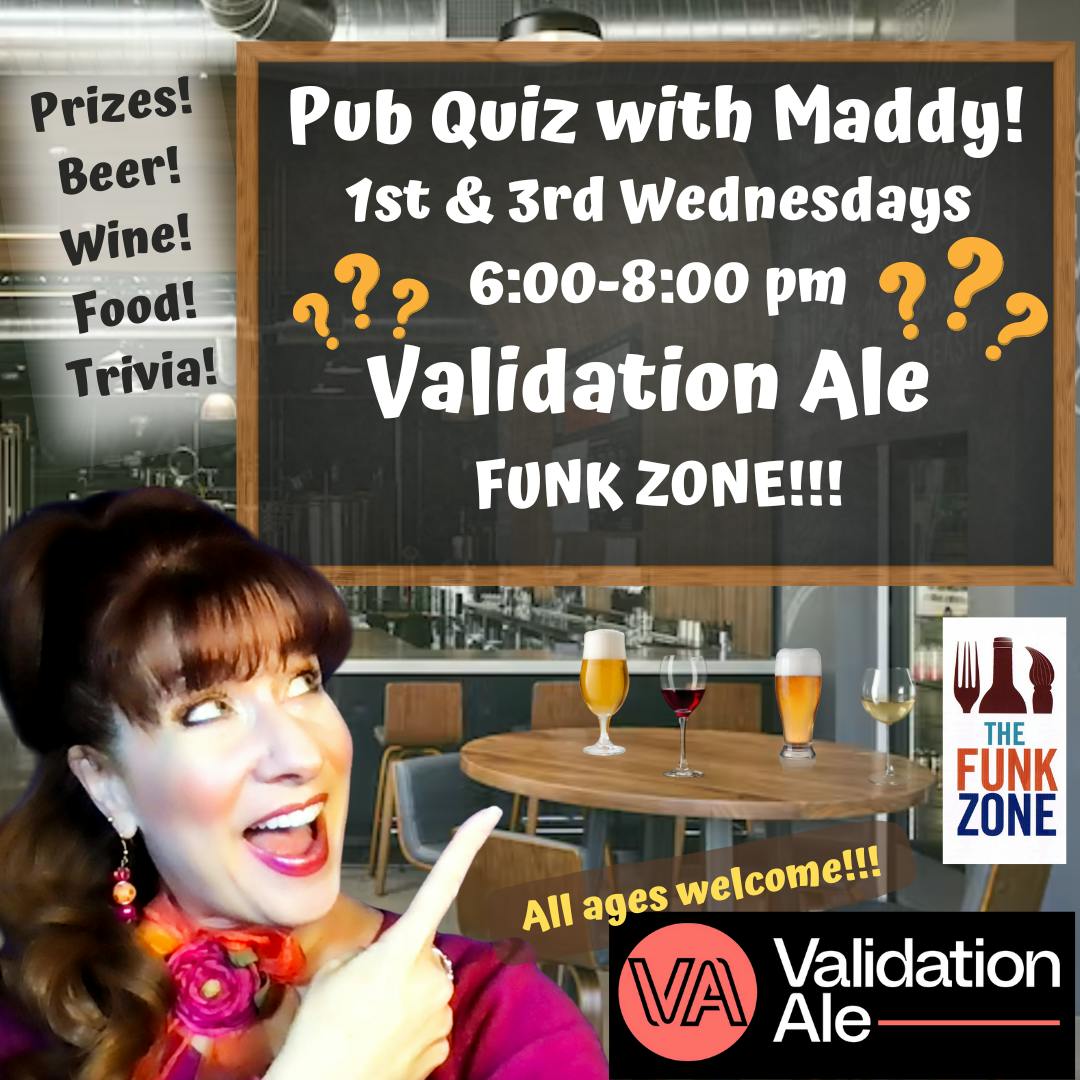 Pub Quiz with Maddy | Validation Ale