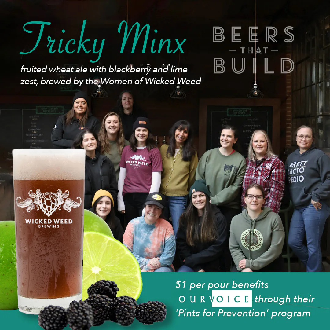 Women in Beer Tricky Minx beer release party | Wicked Weed Brewing