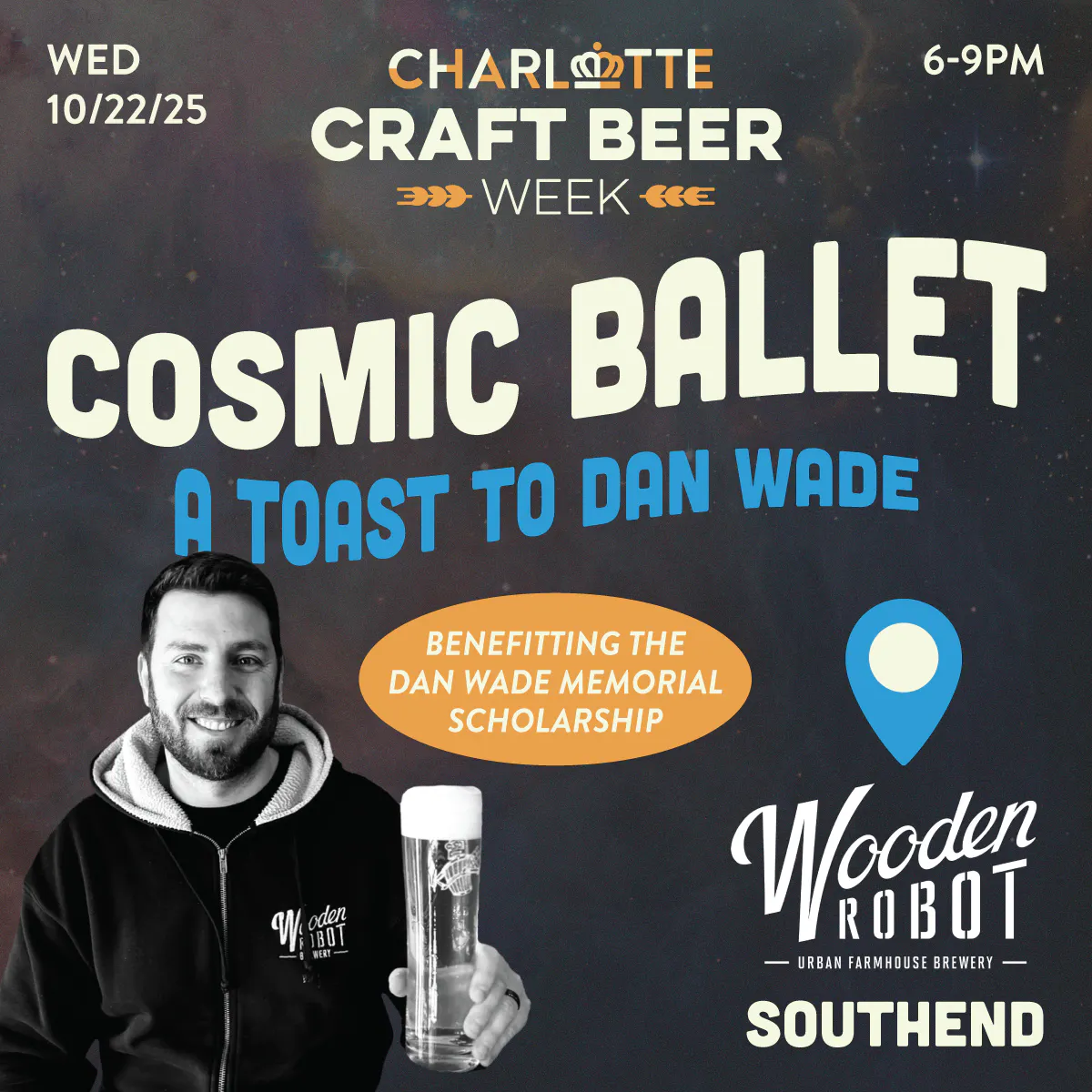 Cosmic Ballet - A Toast to Dan Wade | Wooden Robot Brewery